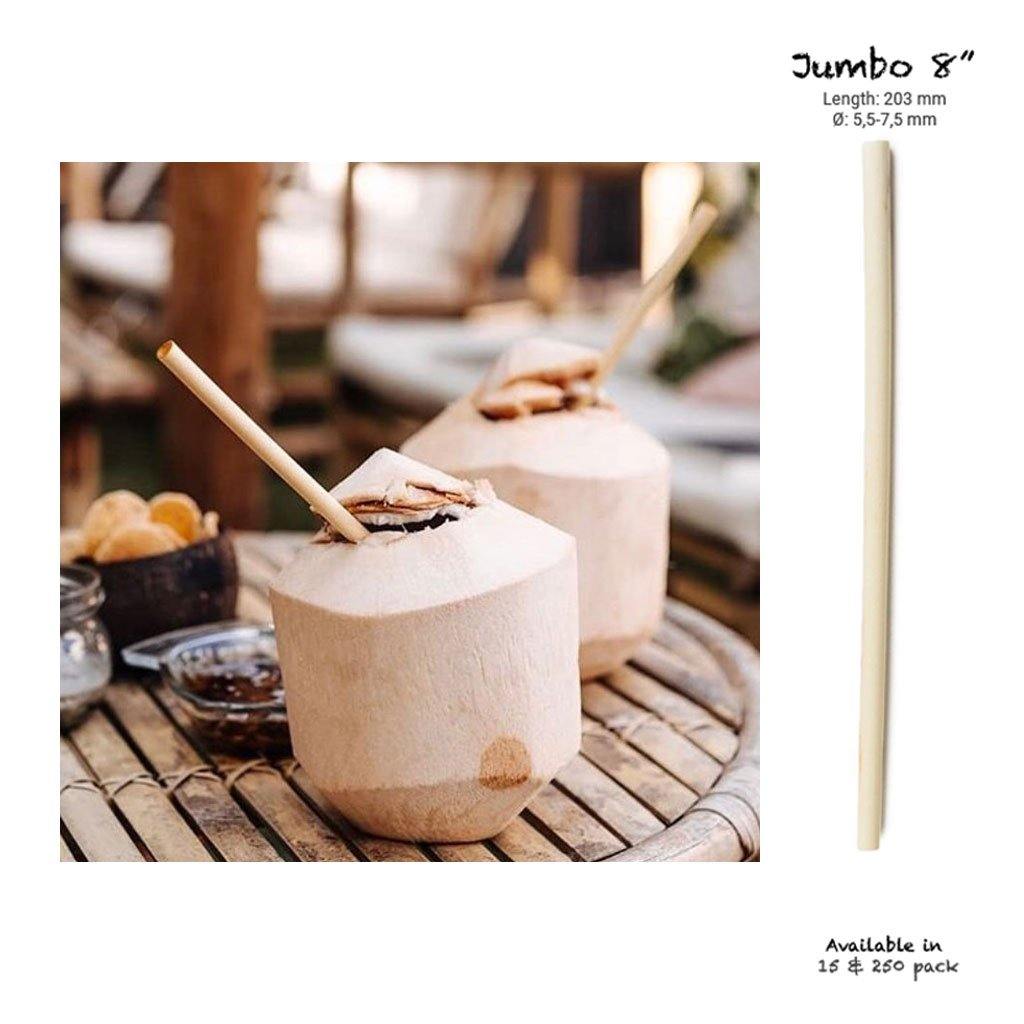 Reed Straws 8" | EU & USDA certified | StrawZ